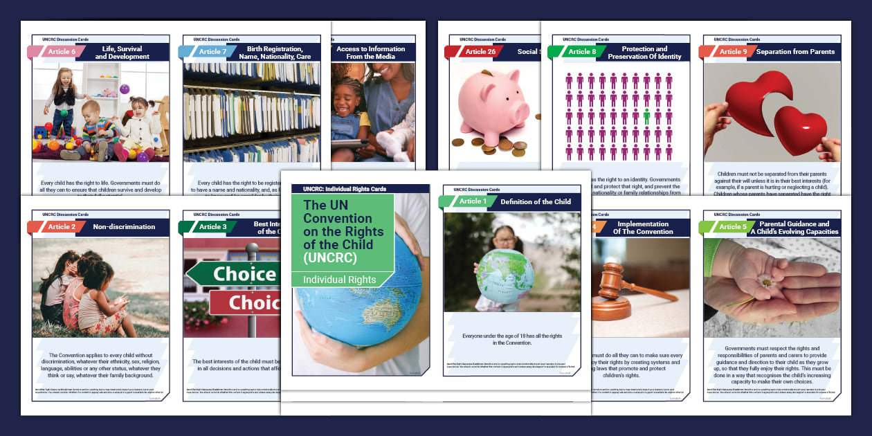 UNCRC: Individual Rights Discussion Cards (teacher made)
