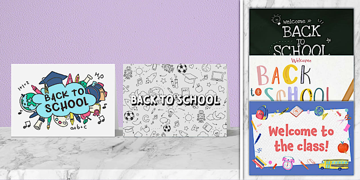 Back to School Card Pack | Twinkl Party