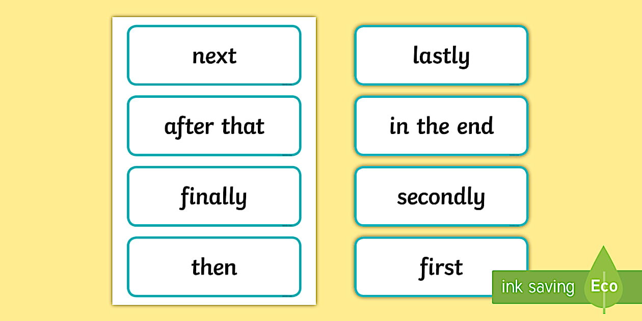 Sequential Words