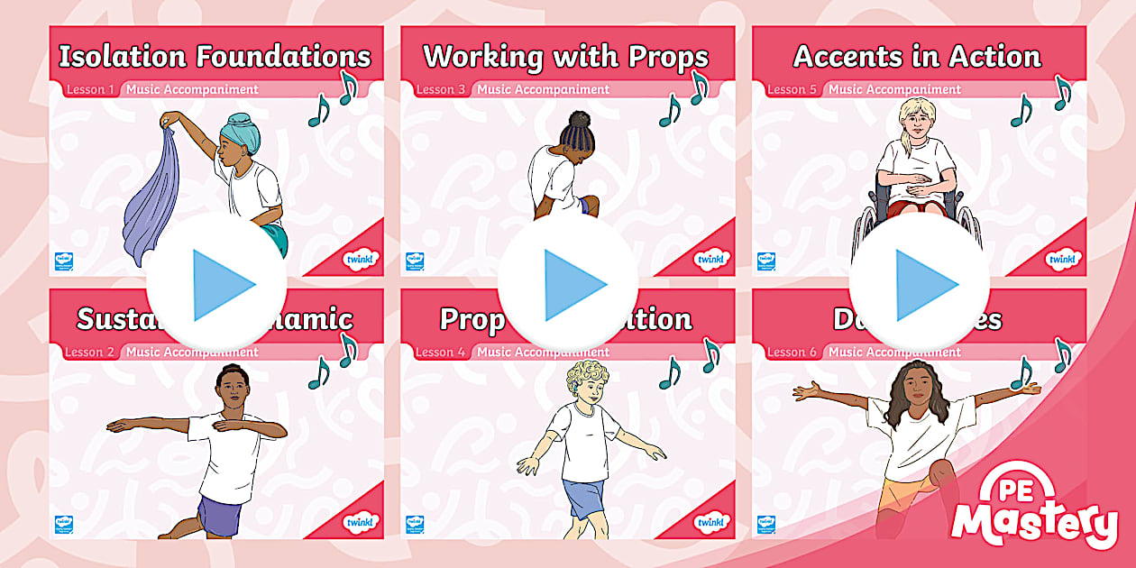 PE Mastery: Grade 4 Dance Fundamentals Music Pack - Twinkl