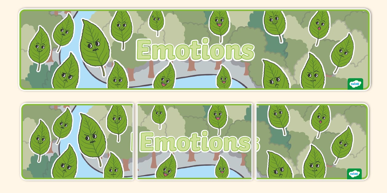Emotions Display Banner - Twinkl Resources (teacher made)