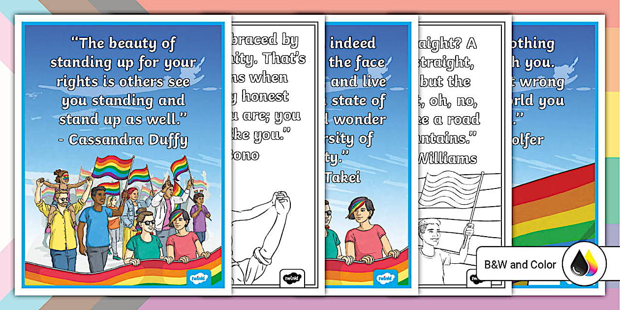 LGBTQ Pride Month Quote Posters | Holidays & Events | Twinkl