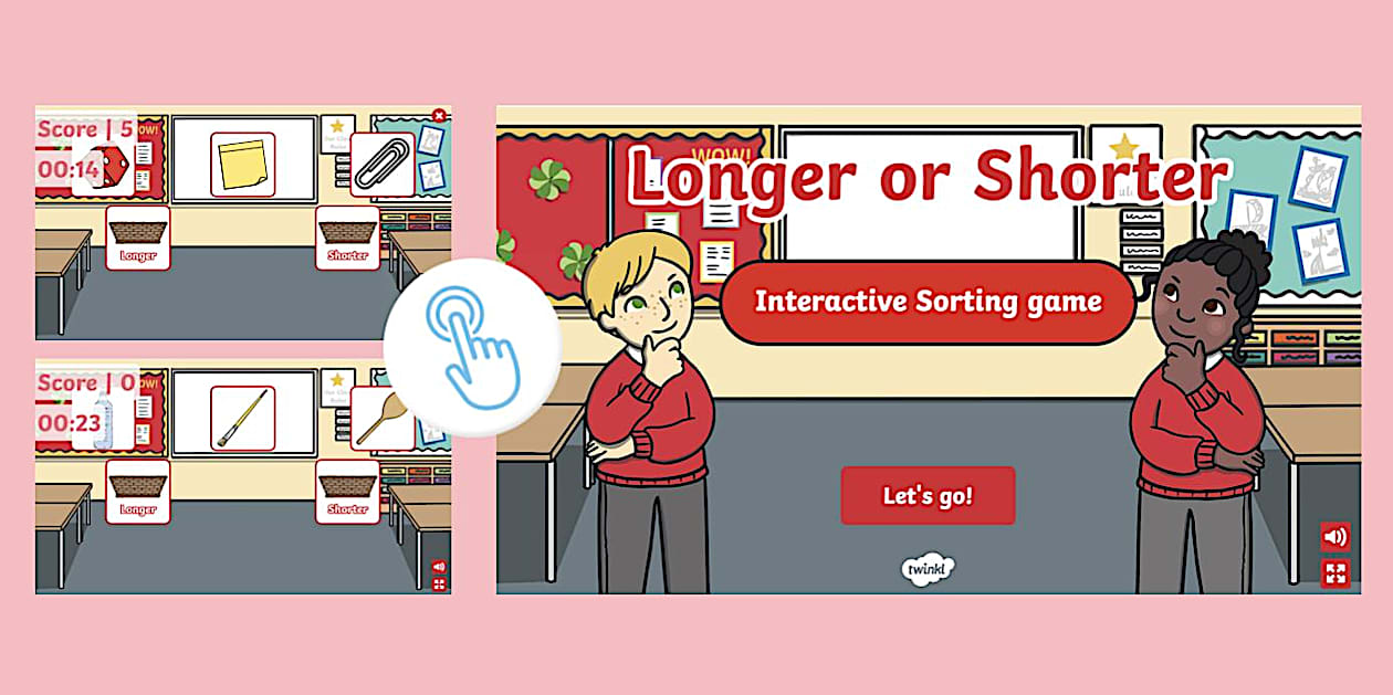 Interactive Sorting Game for Measurement (Teacher-Made)