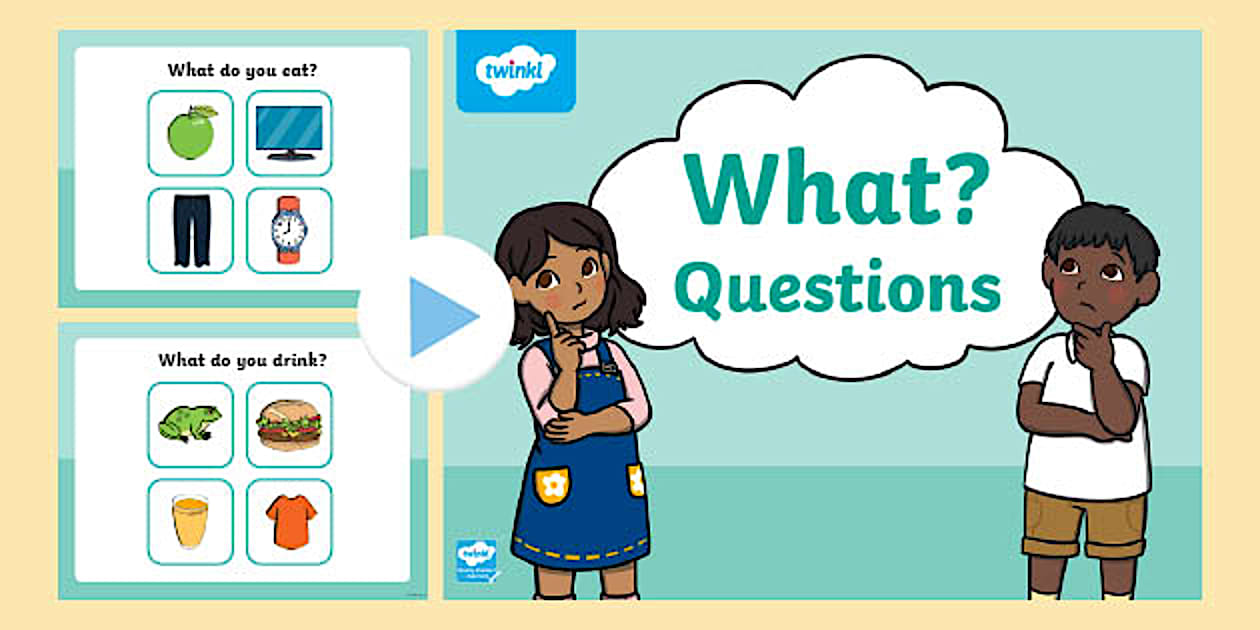 What Questions PowerPoint (teacher made) - Twinkl