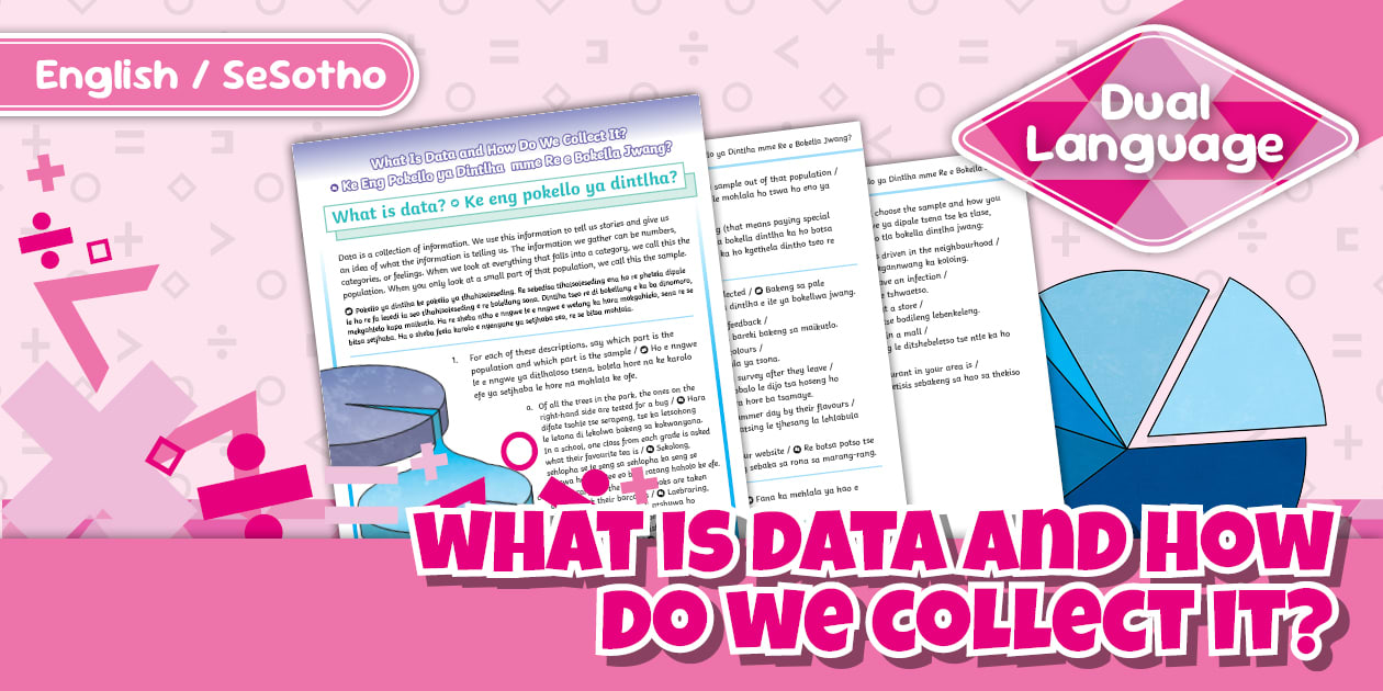 What Is Data and How Do We Collect It? Activity Sheet