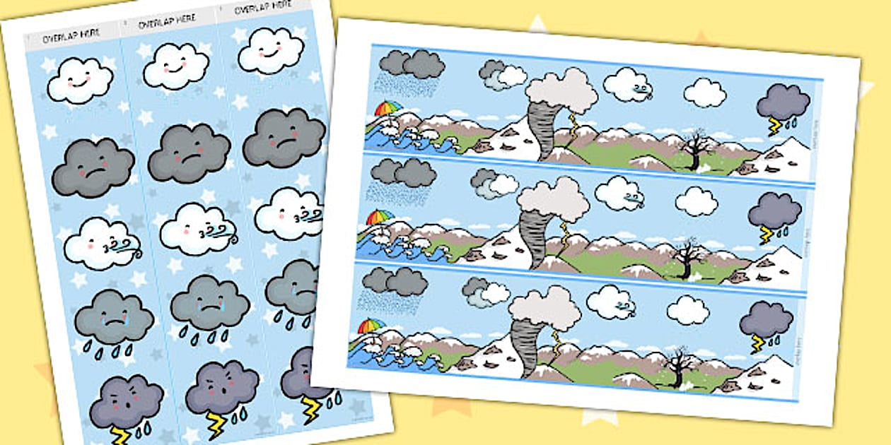 Extreme Weather Display Borders (teacher made) - Twinkl