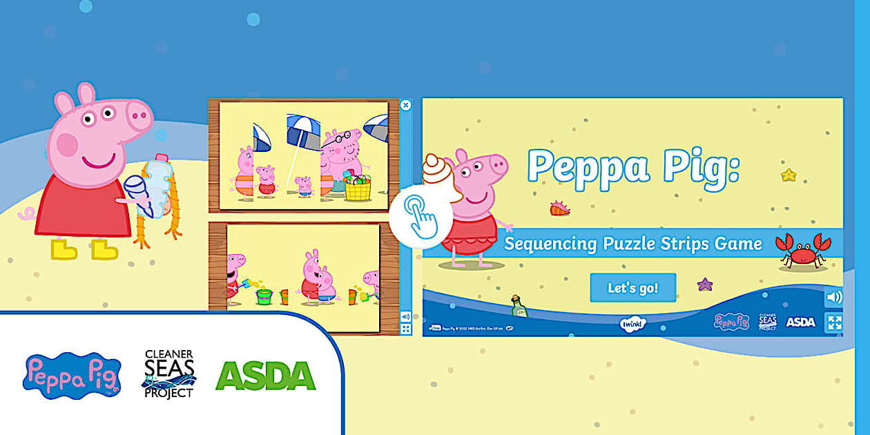 FREE! - Peppa Pig Puzzle | Sequencing Game | Twinkl Resources