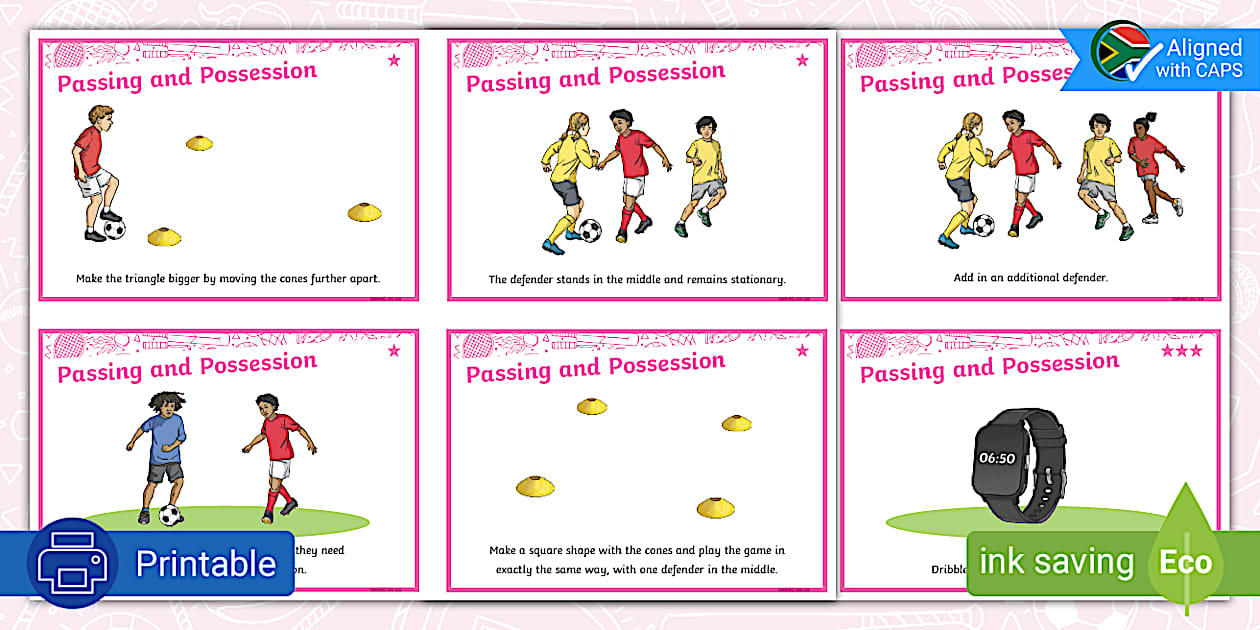 Grade 5 Physical Education Games Differentiation Cards