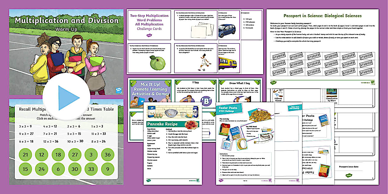 Year 3 Term 4 Week 1 Remote Home Learning Pack | Teaching