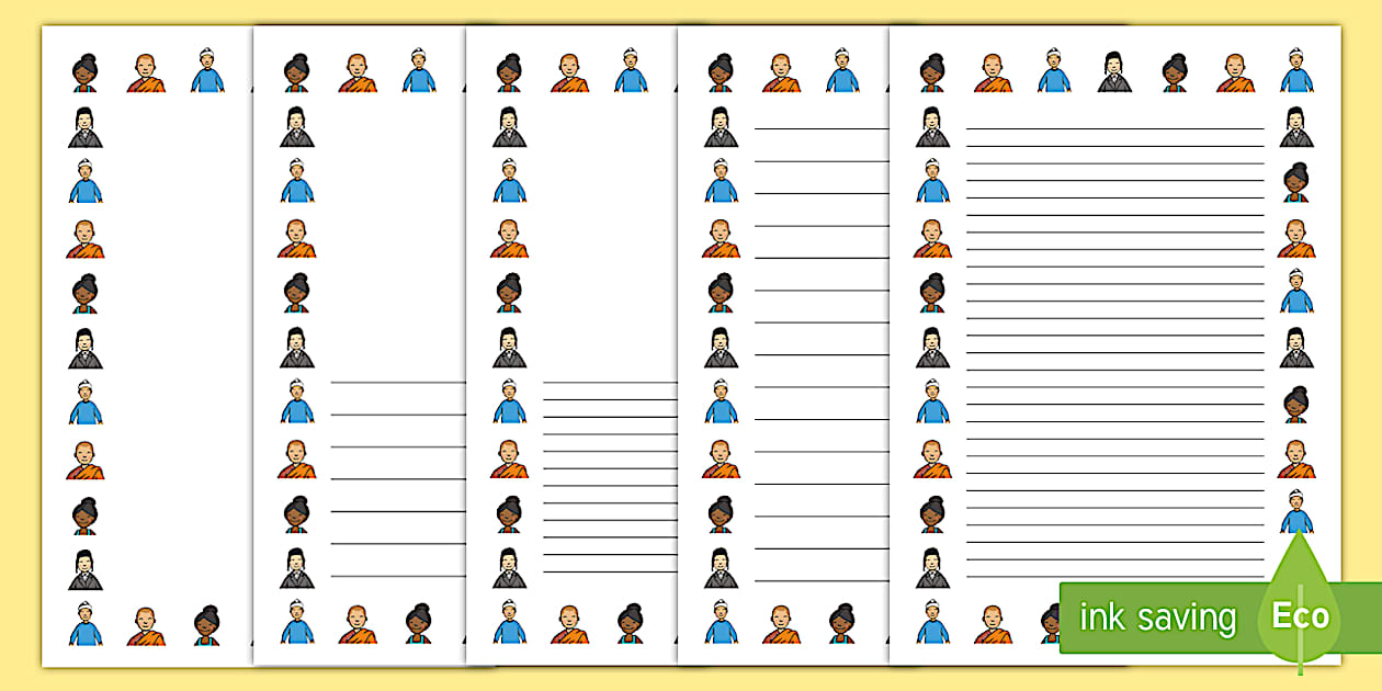 All Different All Equal Page Borders (teacher made) - Twinkl