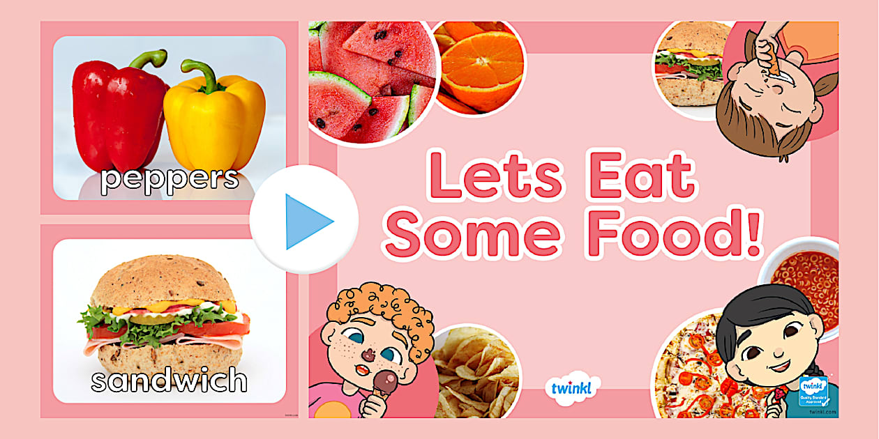 Let's Eat Some Food! Photo PowerPoint (teacher made)