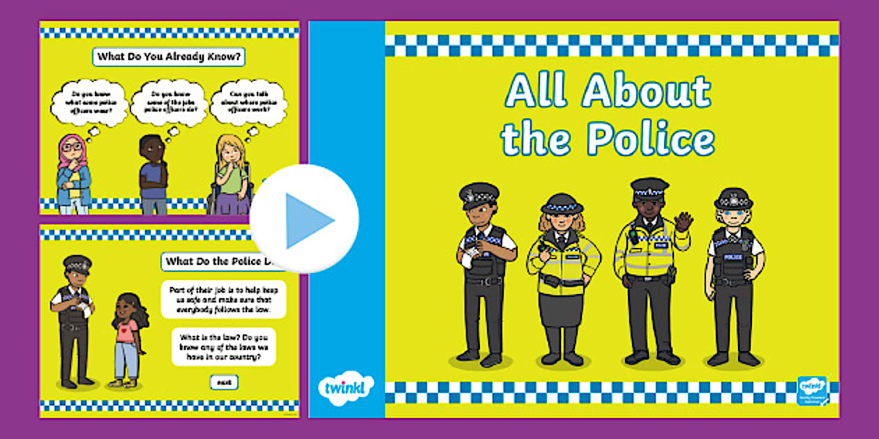 The Police and What They Do PowerPoint (teacher made)