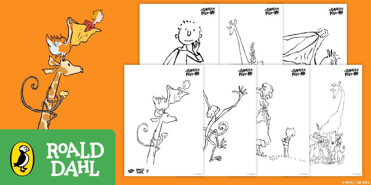 FREE! - The Giraffe and the Pelly and Me: Colouring Sheets