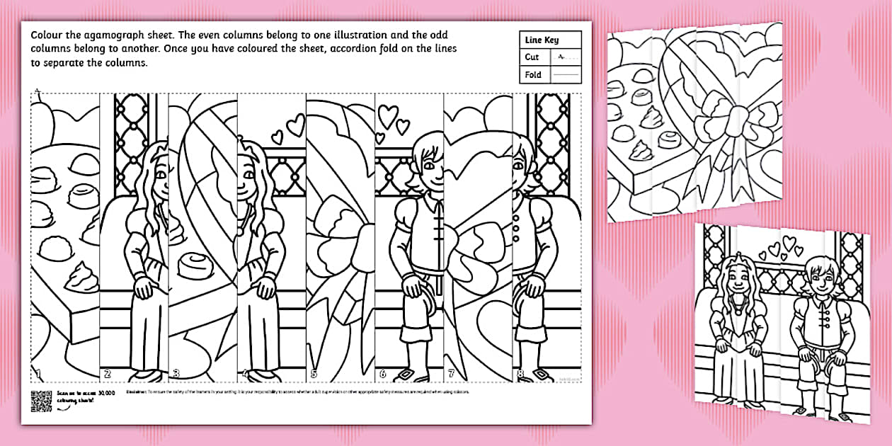 Valentine's Day Agamograph - Twinkl Topics (teacher made)