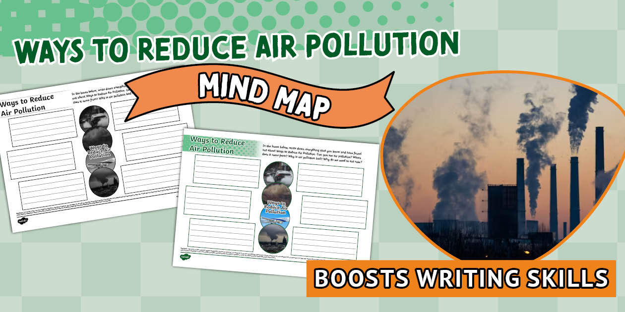Ways to Reduce Air Pollution Mind Map