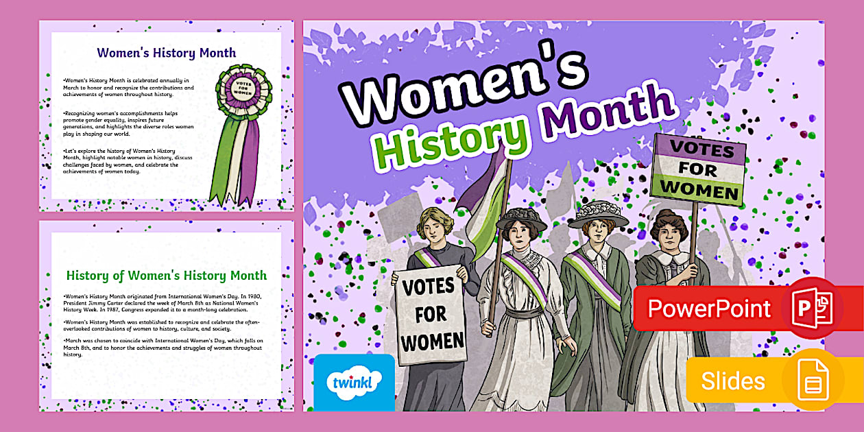 Women's History Month PowerPoint & Google Slides
