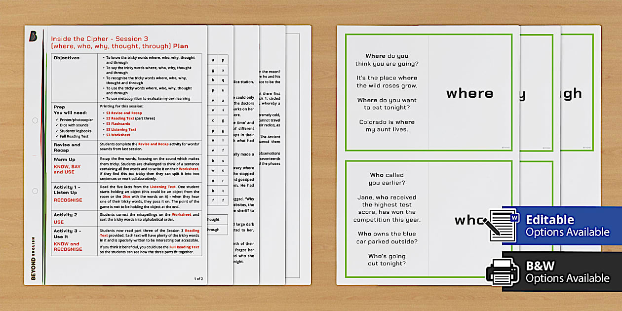 ITC Phonics Stage Five, Week 16 (teacher made) - Twinkl