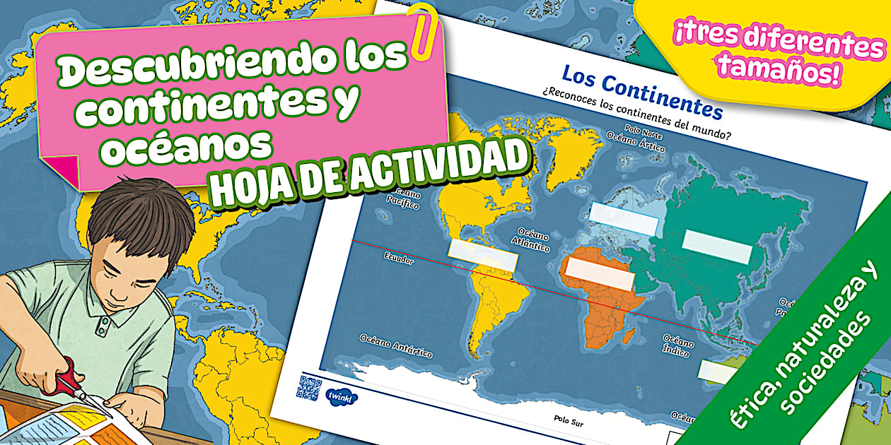 Hoja de actividad: Los continentes