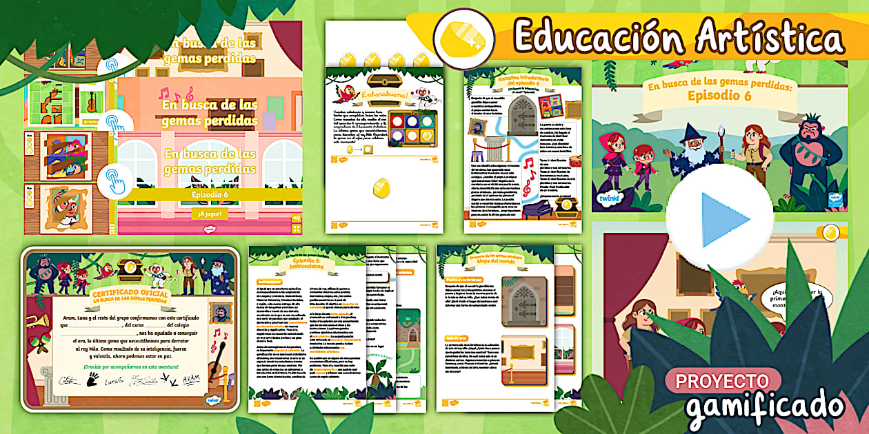 Proyecto gamificado: En busca de las gemas perdidas - Episodio 6