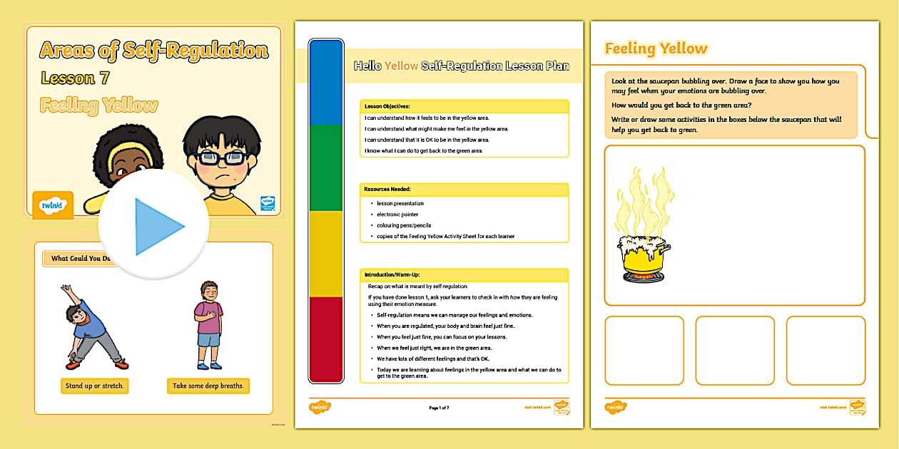 OT: Areas of Self-Regulation Lesson Plan 7: Feeling Yellow
