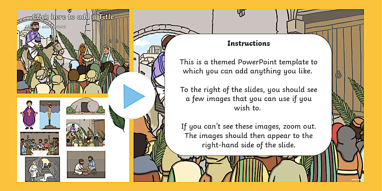 Editable Holy Week PowerPoint Template | Twinkl | R.E | KS1