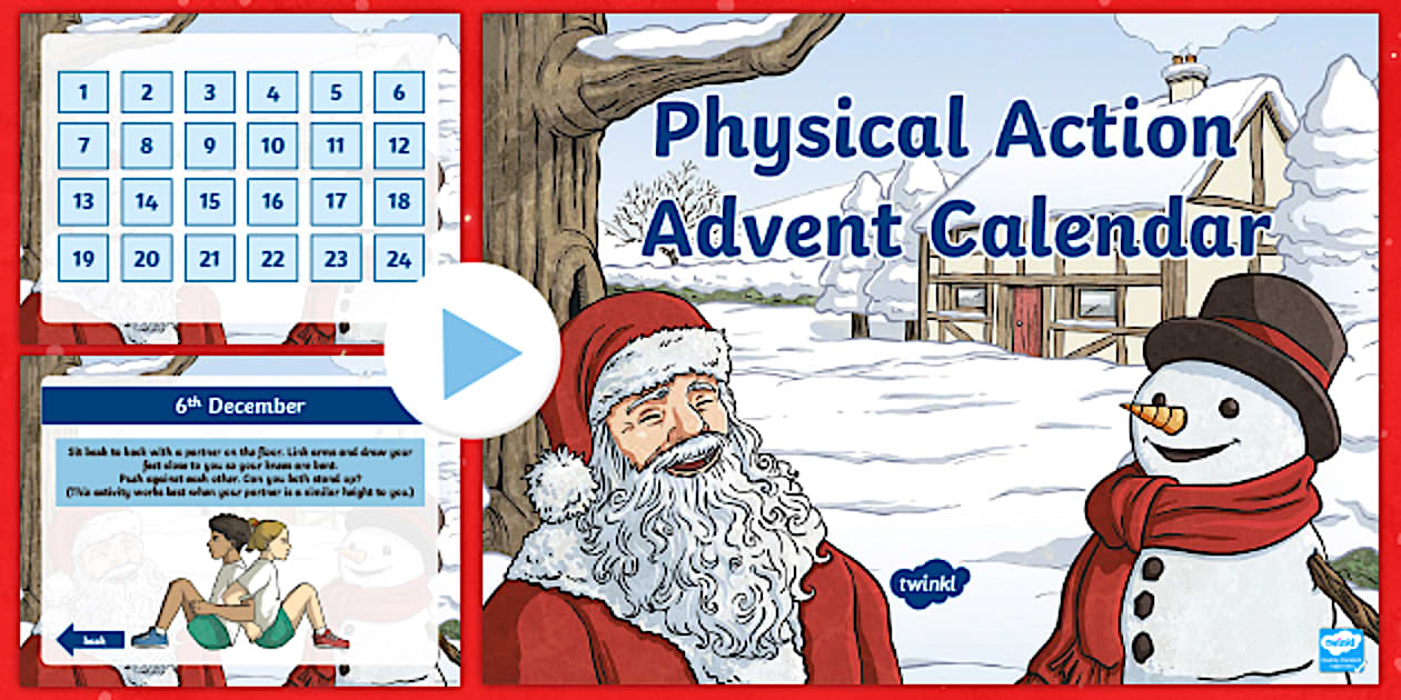 KS2 Physical Advent Calendar (teacher made) - Twinkl