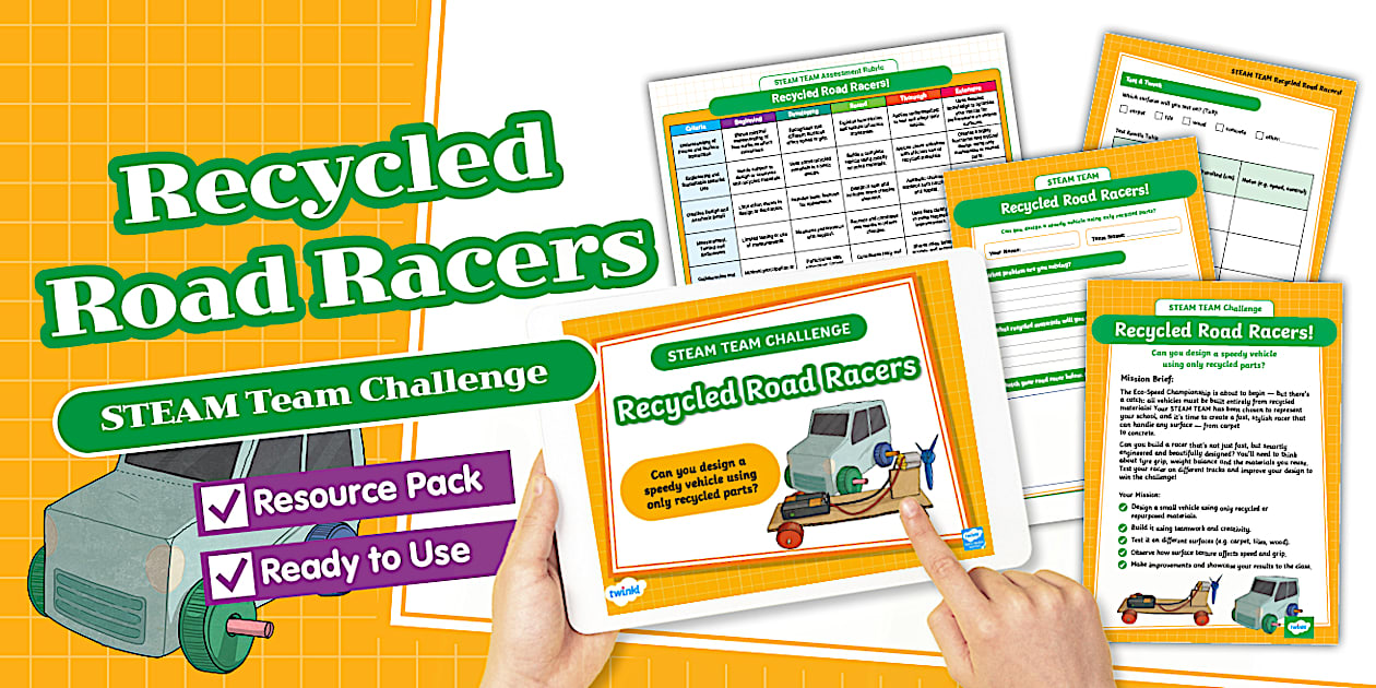 STEAM Team Challenge: Recycled Road Racers
