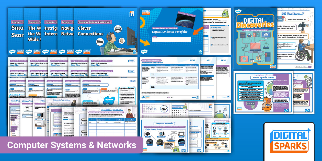 Digital Sparks: Computer Systems and Networks 3: Unit Pack