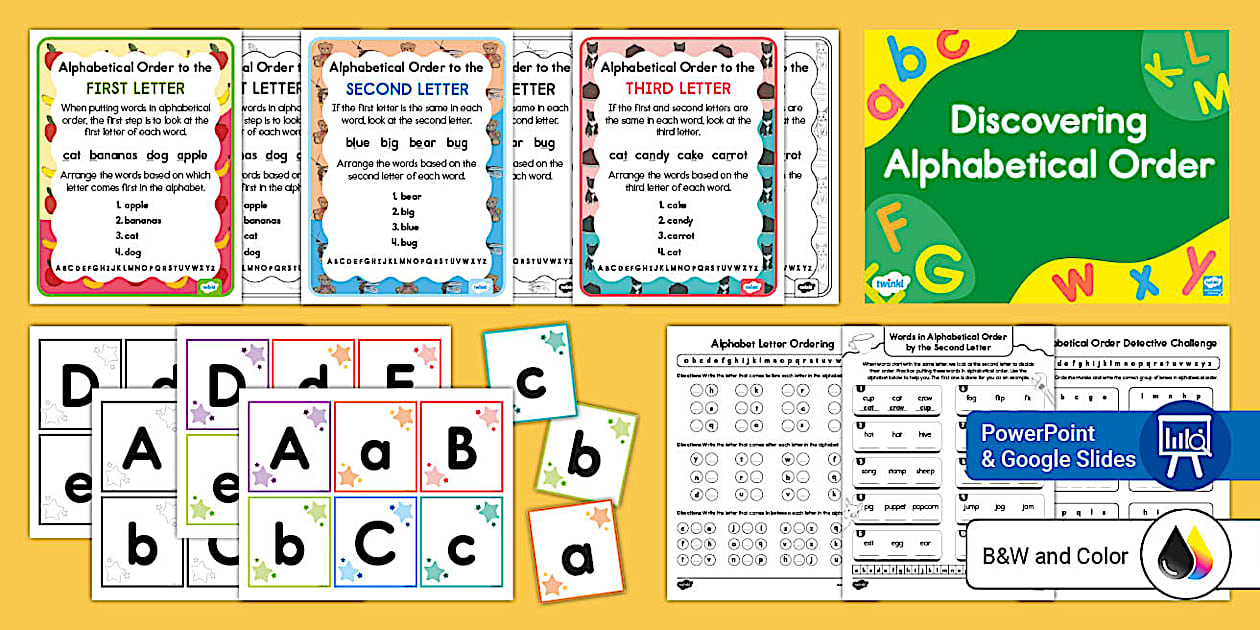 Alphabetical Order Lesson Plan | 2nd Grade Resource | Twinkl
