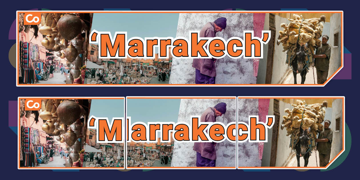 'Marrakech' Display Banner (professor feito) - Twinkl