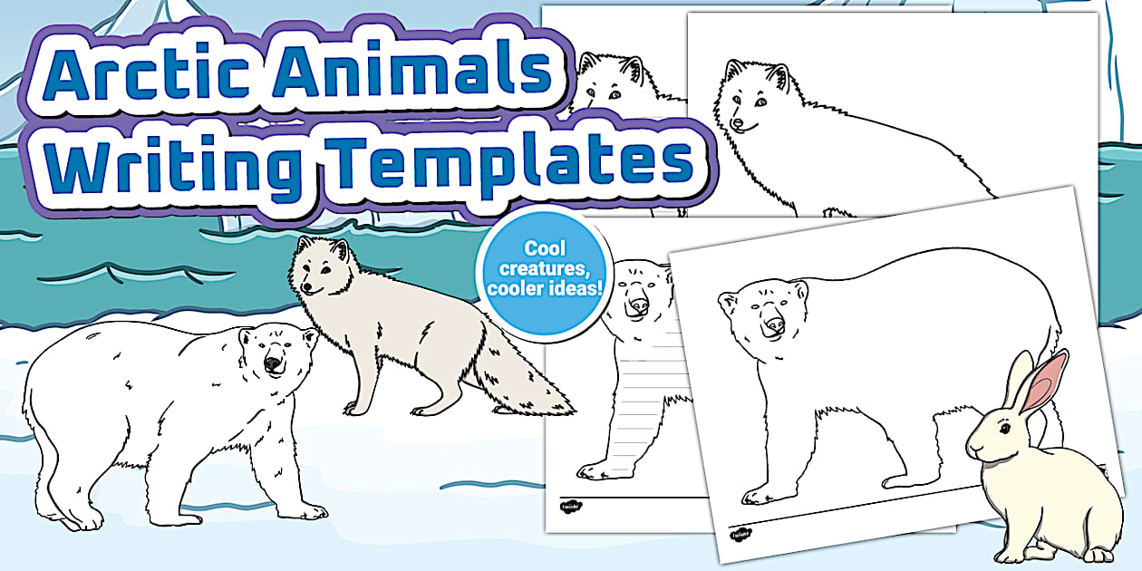 Arctic Animals Writing Templates