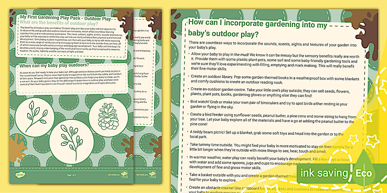 My First Gardening Play Pack - Outdoor Play (teacher made)