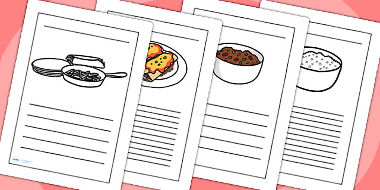 Mexican Food Writing Frames (teacher made) - Twinkl