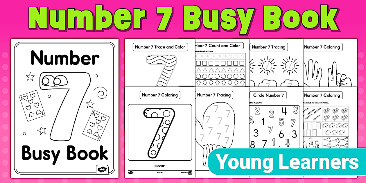 Number 7 Busy Book