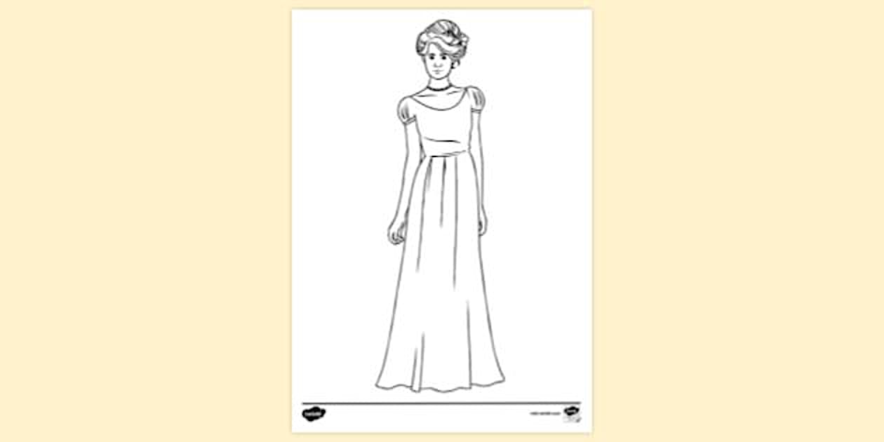 Nancy Lammeter Colouring Sheet: Colouring | Colouring Sheets