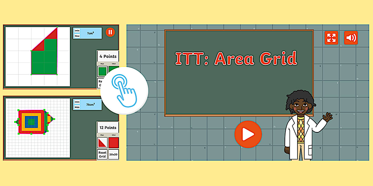 Interactive Teaching Tools: Area Grid | Twinkl Go! - Twinkl