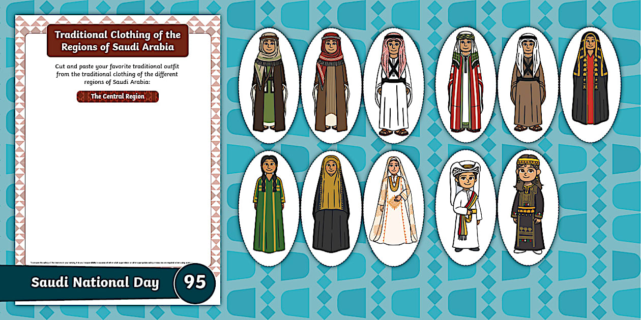 Traditional Clothing of the Regions of Saudi Arabia