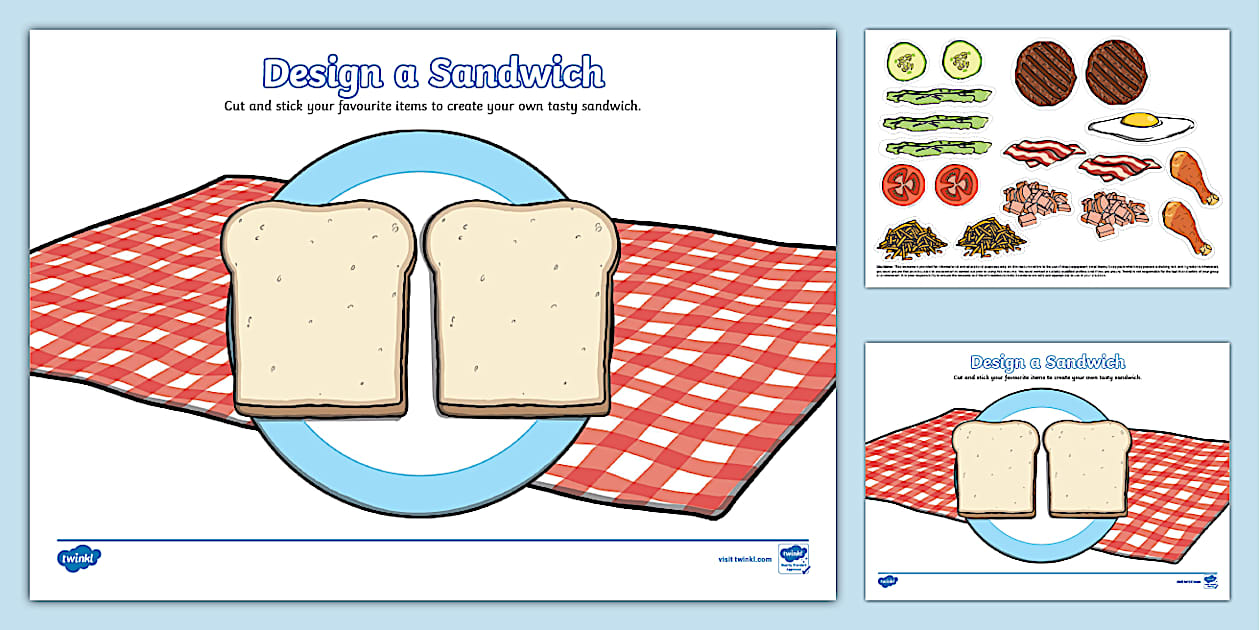 Design a Sandwich Cutting Skills Activity