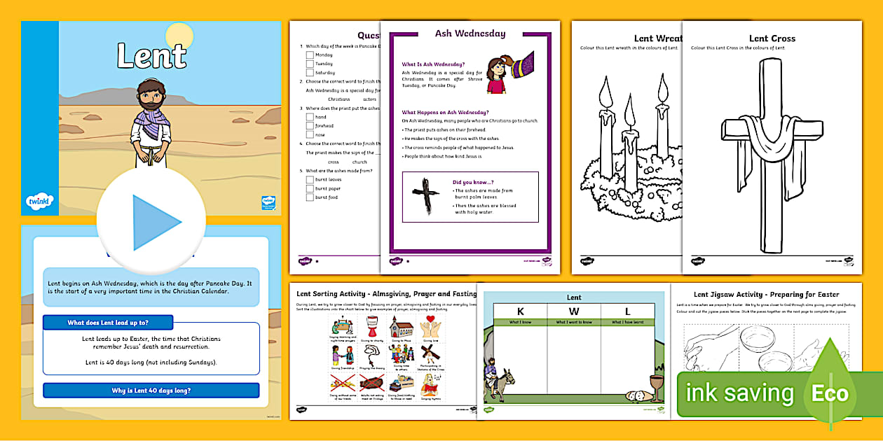 CfE Lent First Level Resource Pack (teacher made) - Twinkl