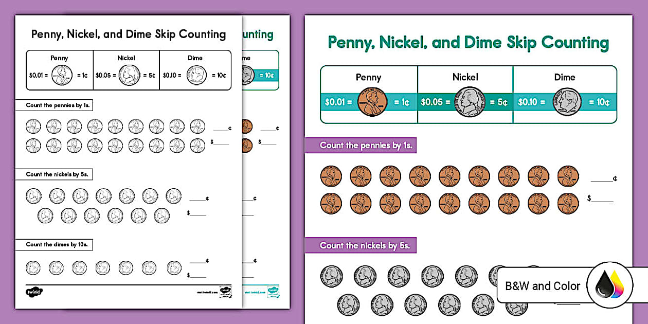 Skip Counting Coins | Financial Literacy | Twinkl USA