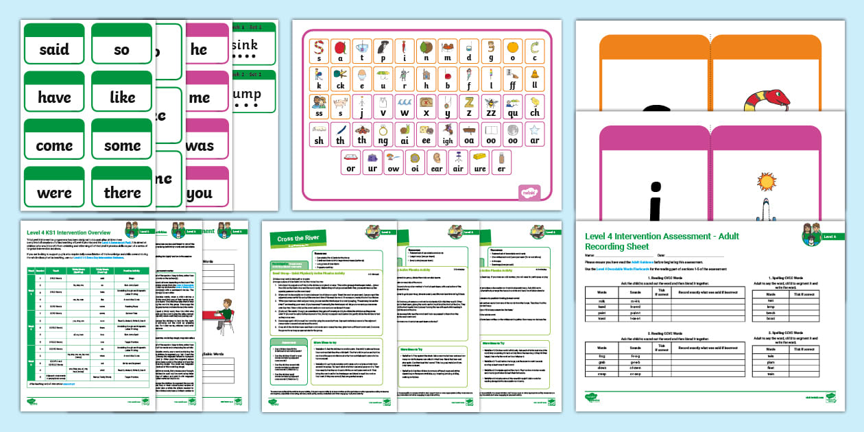 Level 4 Intervention Supporting Resources Pack - Twinkl