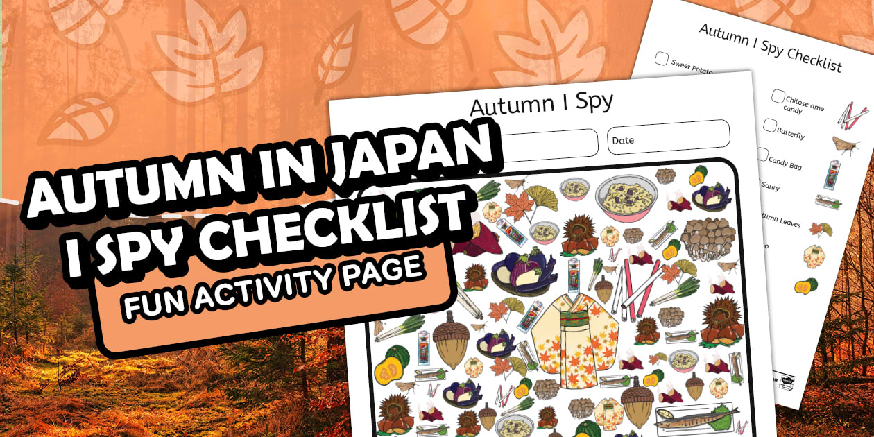 Autumn in Japan I Spy Checklist | Twinkl Japan