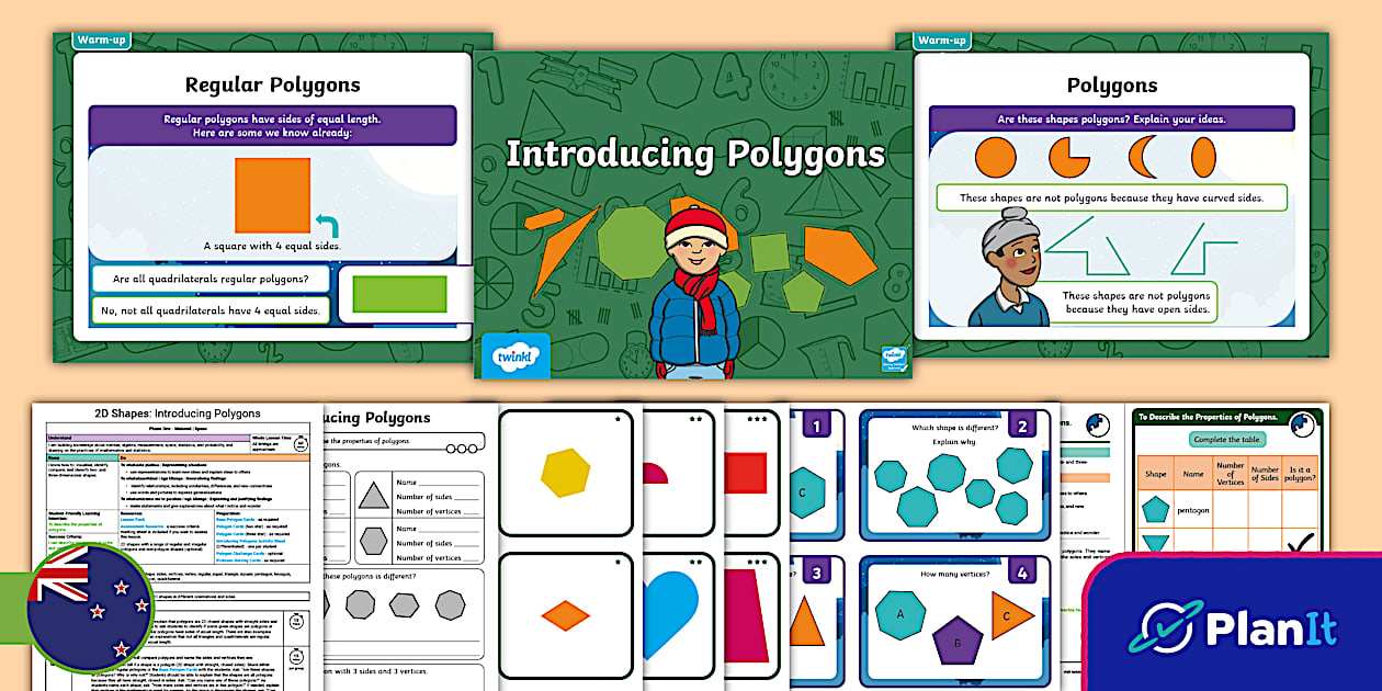 Phase 1 Space: 2D Shapes (Introducing Polygons) Lesson 6