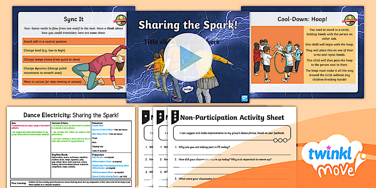 Year 6 Dance: Electricity Lesson 6 - Sharing the Spark!