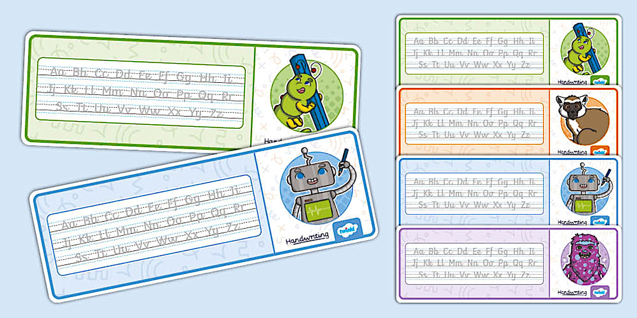 Twinkl Desktop Handwriting Mat