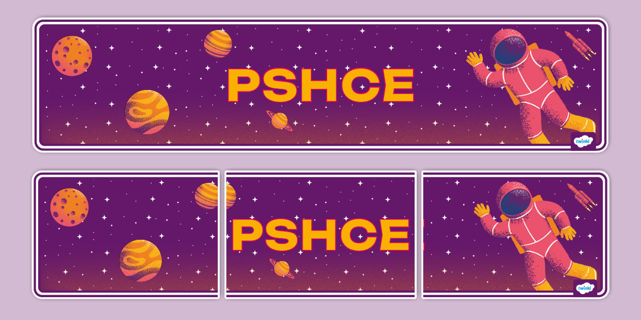 Space-Themed PSHCE Display Banner (Teacher-Made) - Twinkl