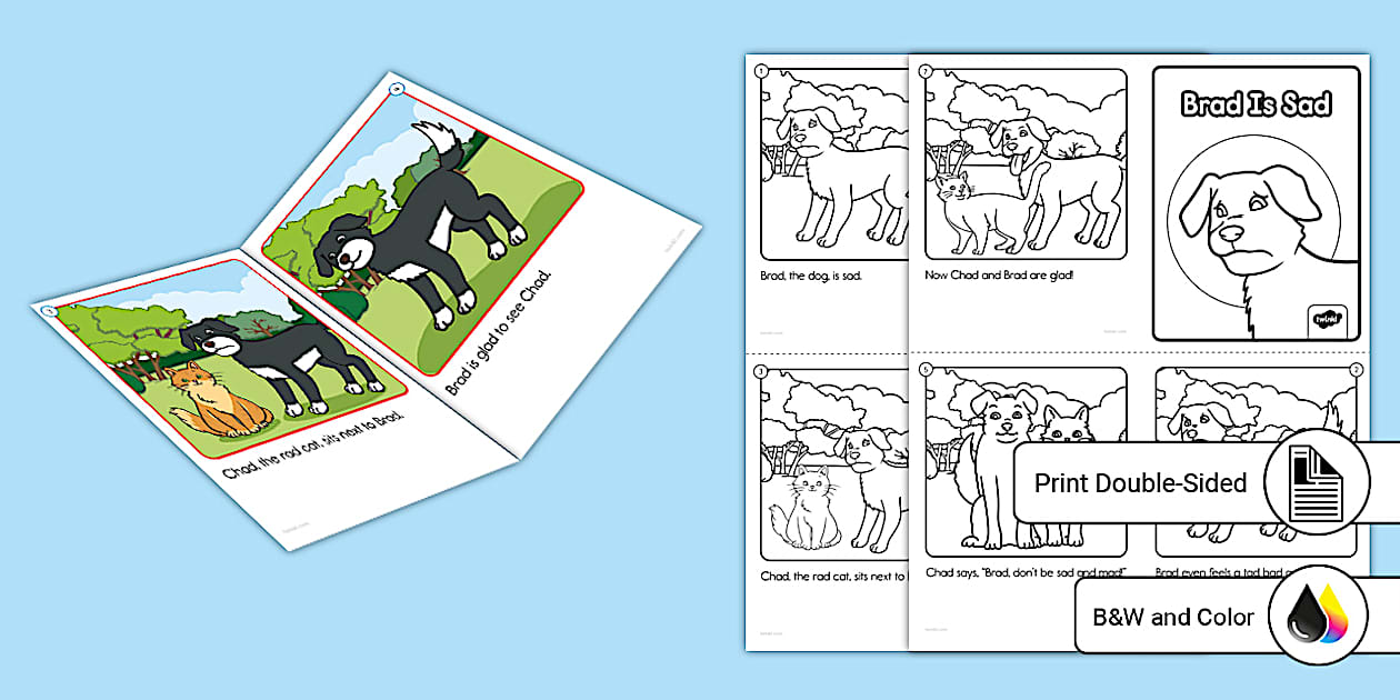 Brad Is Sad -ad Word Family Emergent Reader (Teacher-Made)