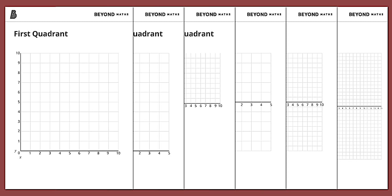 Blank Quadrants Template (teacher made) - Twinkl