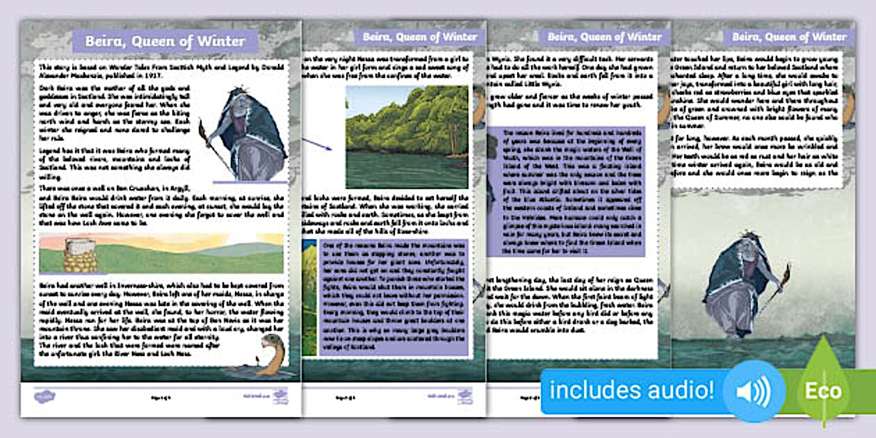 Scottish Myths and Legends: Beira, Queen of Winter, Audio Story