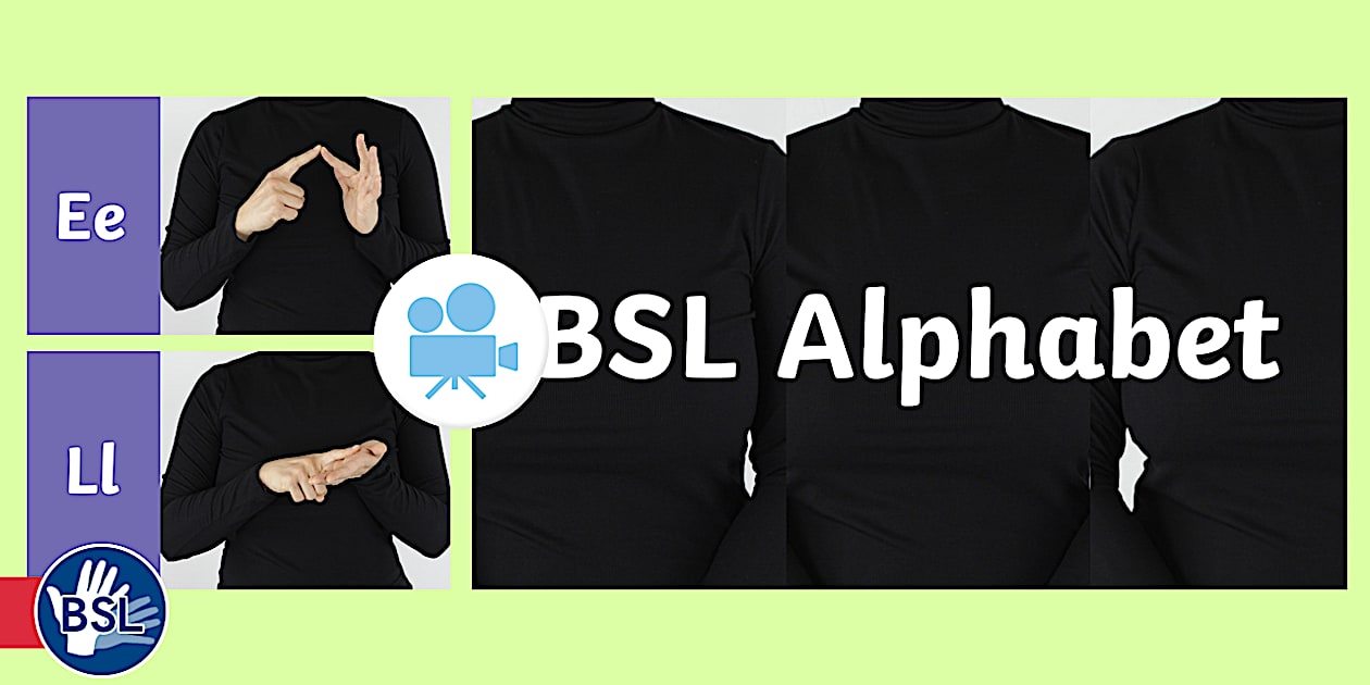 British Sign Language (BSL) Alphabet Video | Twinkl Go!